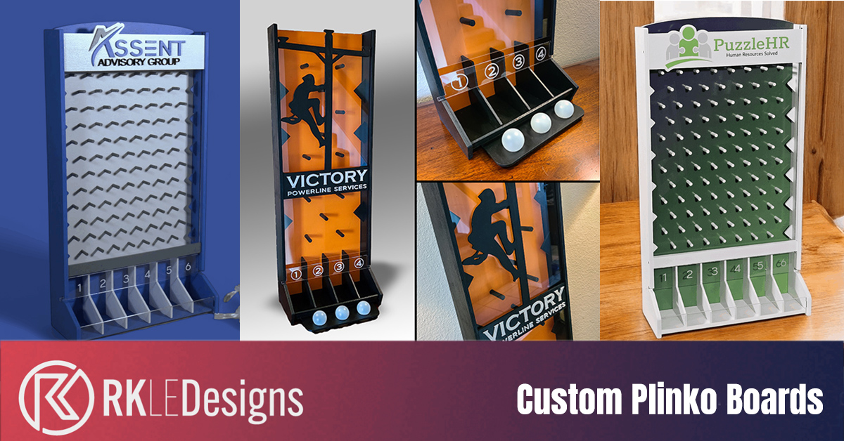 Custom Tabletop Plinko: Big Fun in a Compact Size!